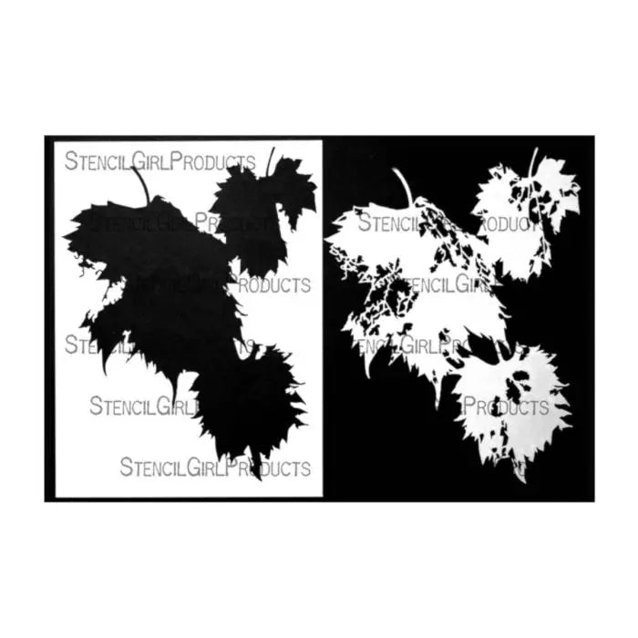 Stencil Girl, Stencil, 22,5 x 30,5, Lacey Leaves